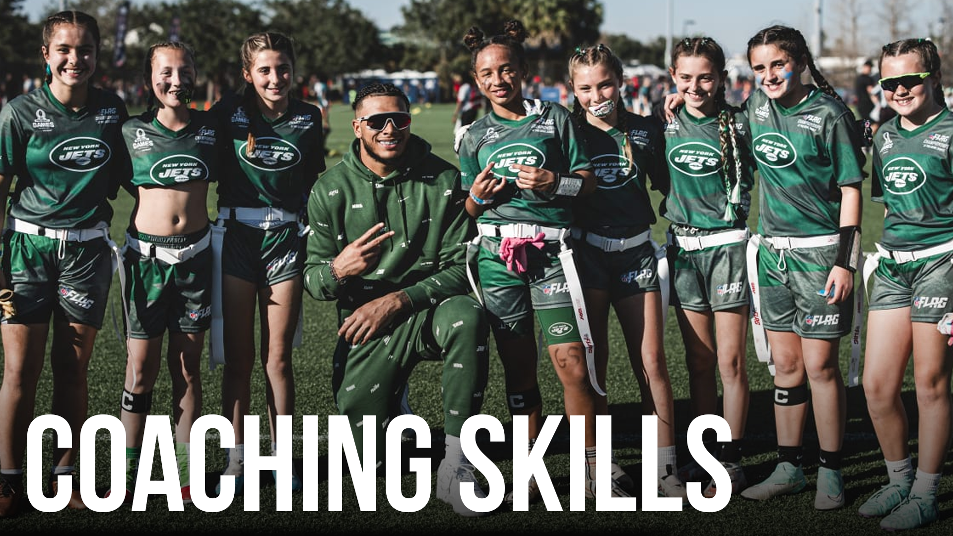 NY Jets Club Flag Football Coach's Best Coaching Skill - Youth Inc.